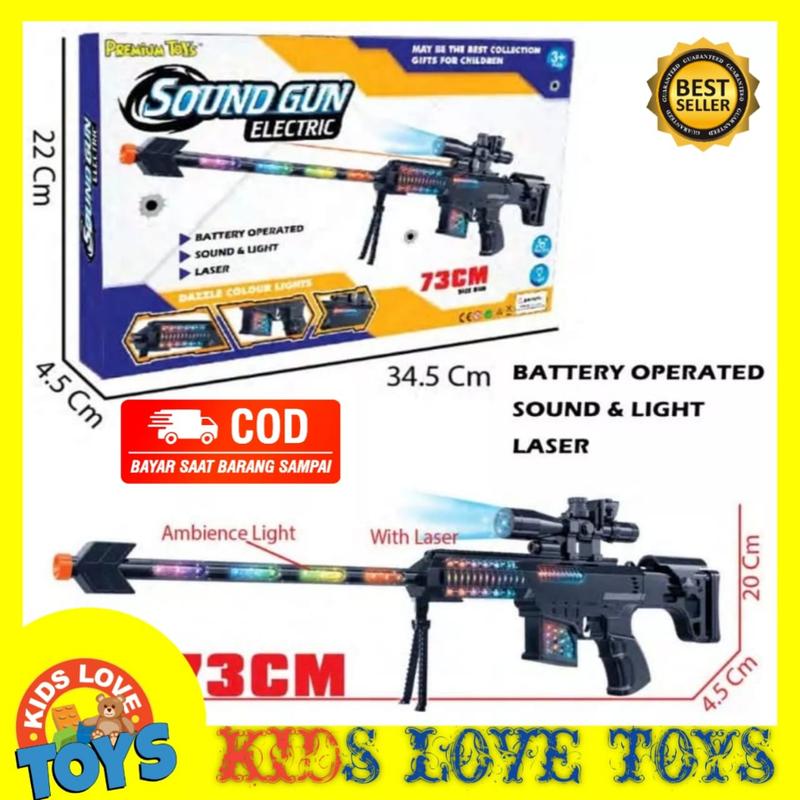 MAINAN ANAK PISTOL PISTOLAN SOUND GUN ELECTRIC PR17566 / MAINAN - Shop ...