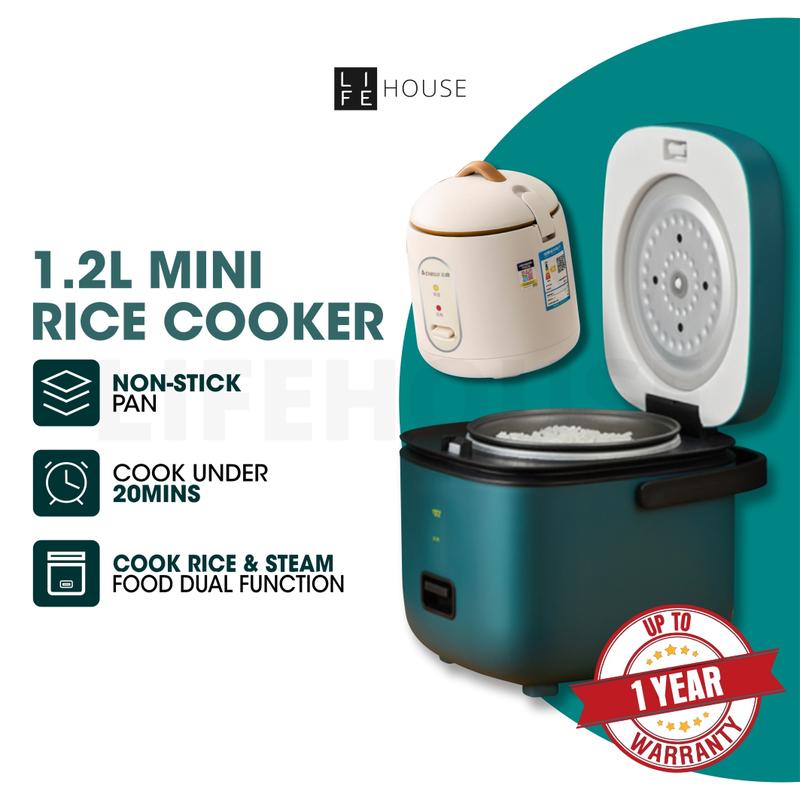 [MY Plug] 1.2L Mini Rice Cooker Rice Cook Rice Cooker Small Cooking ...