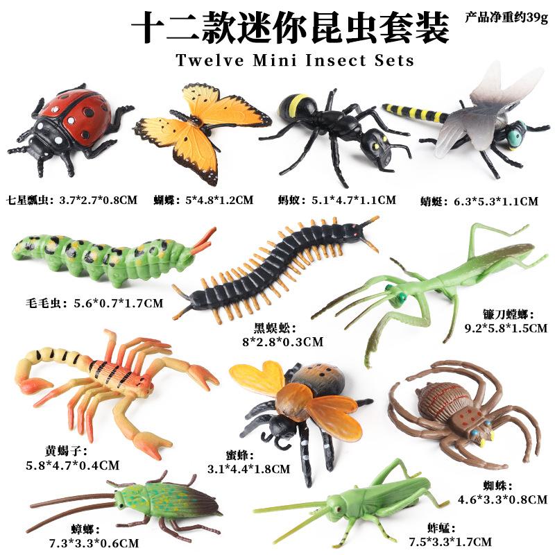 Children's Simulation Insect Wild Animal Model Mini Butterfl - TikTok ...
