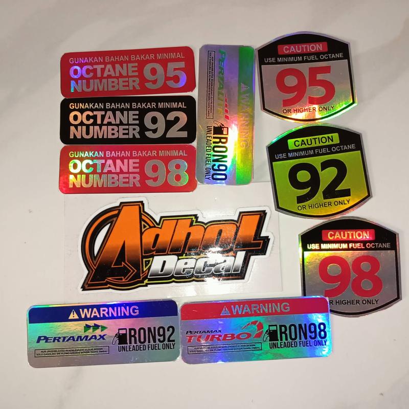Stiker Tangki Stiker Bahan Bakar PERTAMAX TURBO PERTALITE Stiker SPBU ...