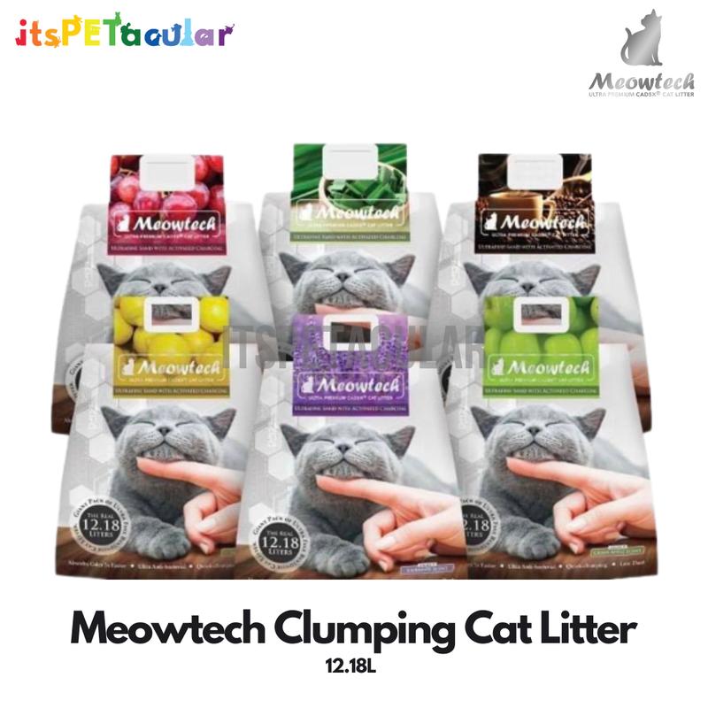 12.18L MEOWTECH Ultra Premium Clumping Cat Litter - TikTok Shop Philippines