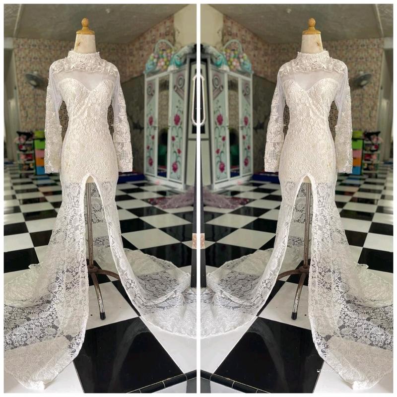 gaun akad duyung mermaid Pernikahan - Shop | Tokopedia