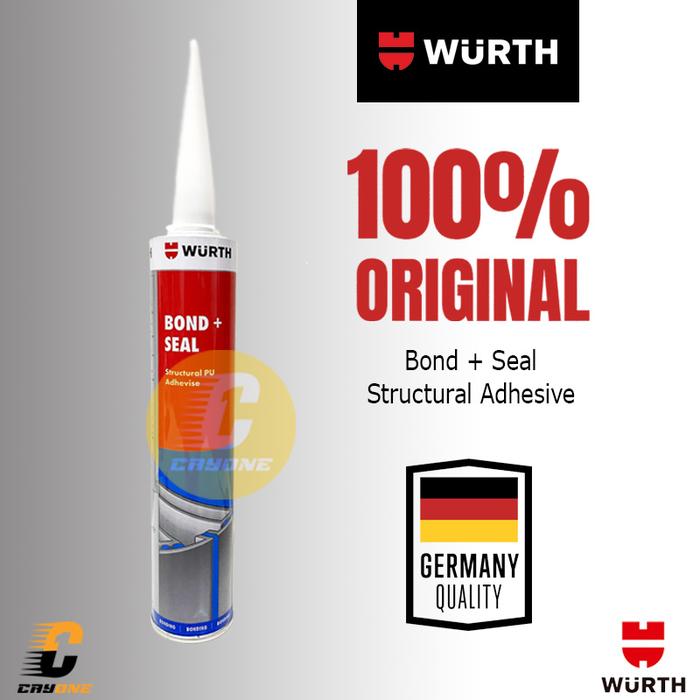 Jual WURTH Bond + Seal Structural Adhesive Sealant - Lem Sealer Perekat ...