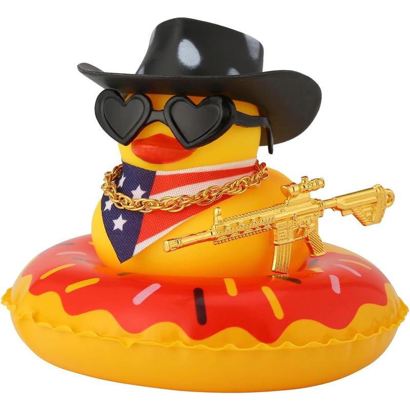 Rubber Duck Pink - Decoration Rubber Duck, Squeak, DIY, Cowboy Hat Duck ...