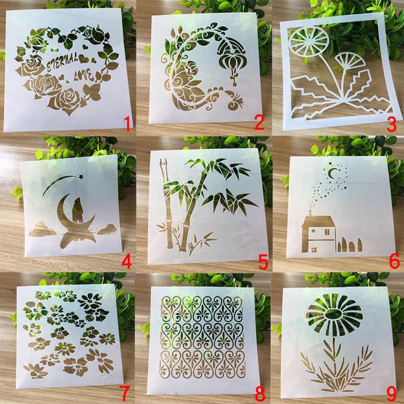 Stensil Bunga, Untuk Kanak-kanak, Sesuai untuk Melukis dan Projek Seni ...
