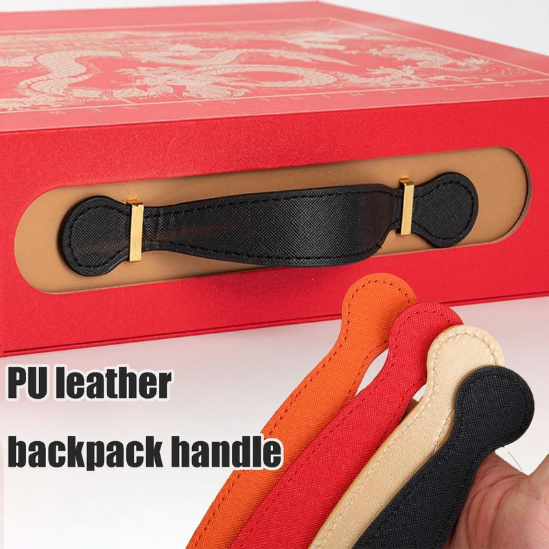 Fashion PU Leather Backpack Handle Gift Box Handle Durable Multipurpose ...