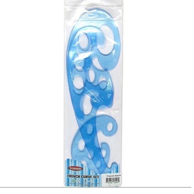 Yosogo French Curve Technical Drawing Ruler 3 Pcs Per Pack (Random ...