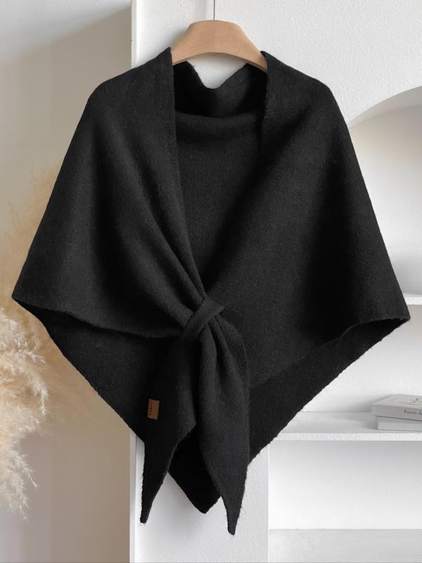 Women's Solid Color Shawl, Casual Versatile Scarf for All Seasons ...