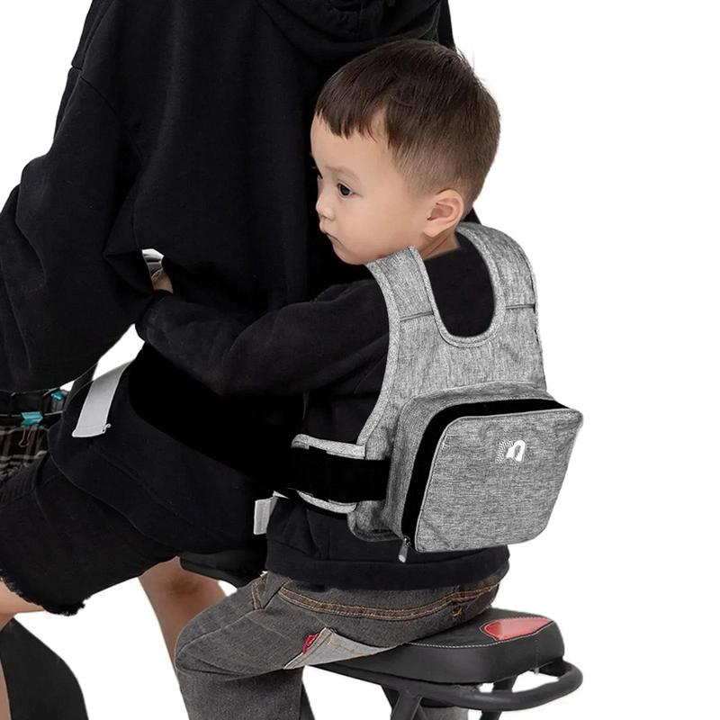 Universal Motorcycle Safety Belt for Kids with Storage Bag Rear ...