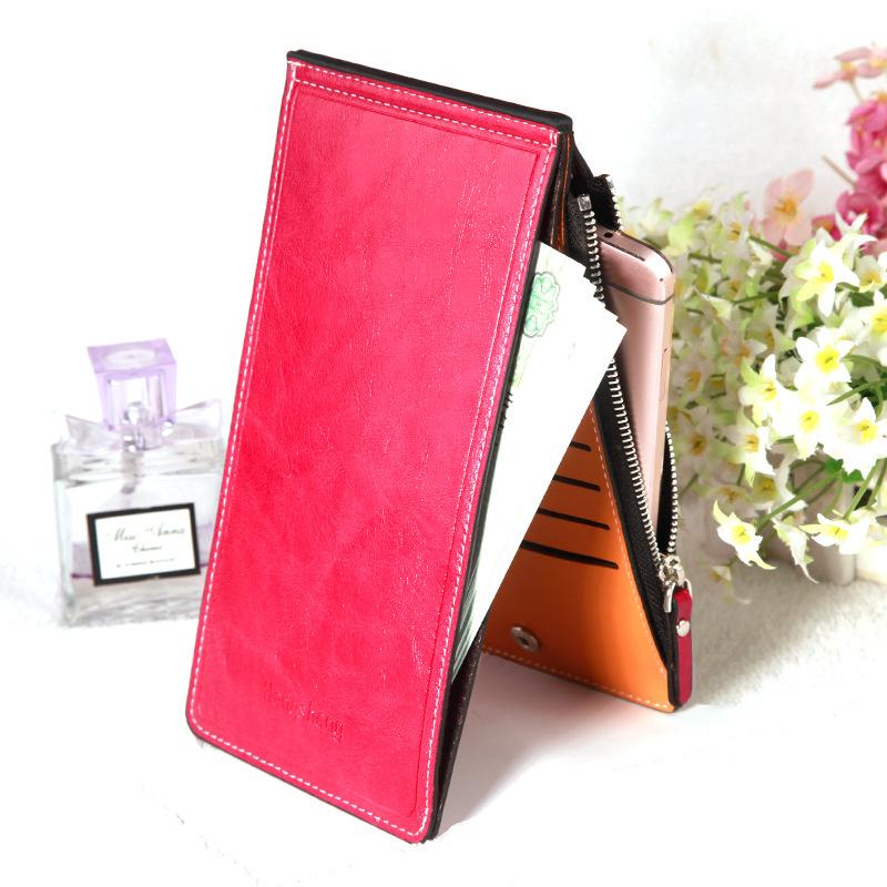 Hengsheng card holder oil wax leather women's wallet multi card ...
