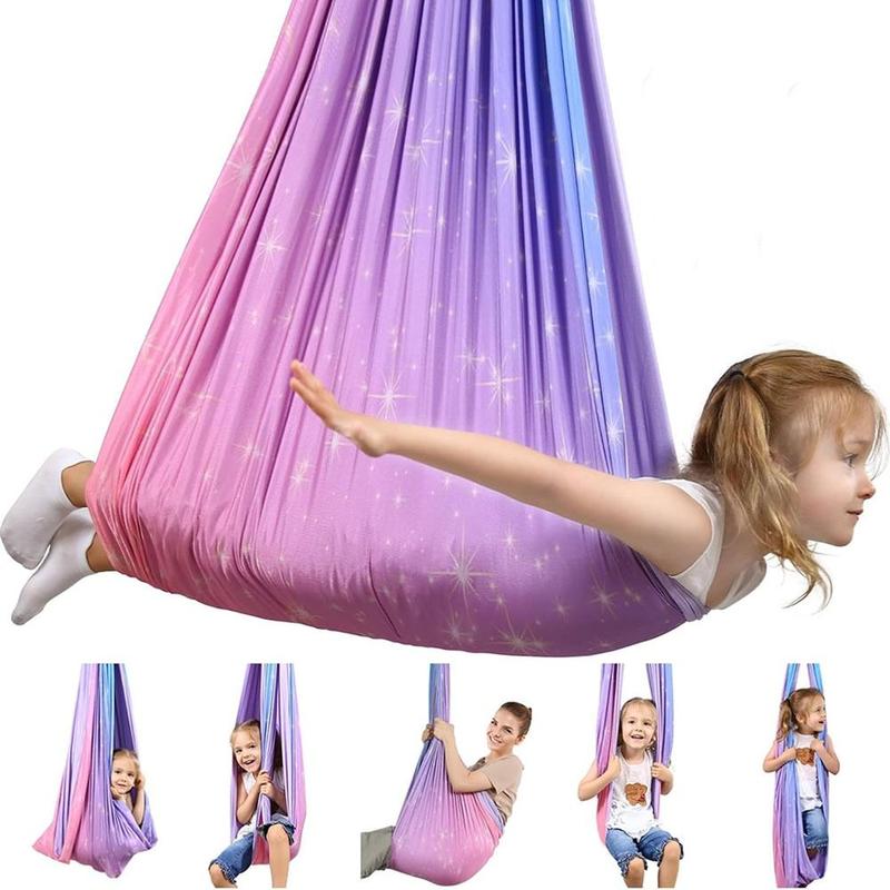Portable Elastic Kid Swing Breathable Washable Sensory Swing - TikTok ...