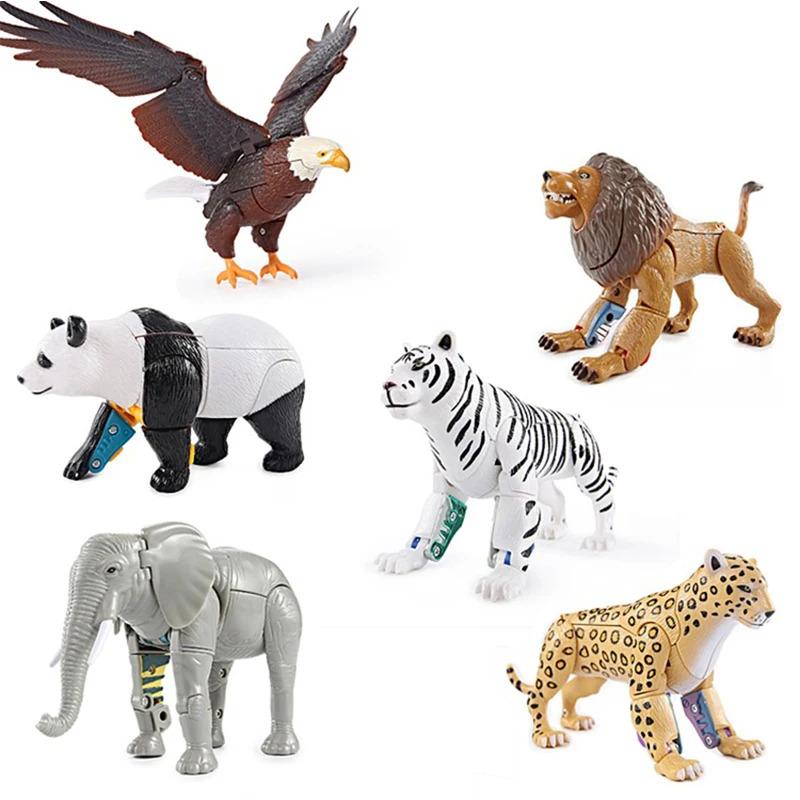 Robot Ubah Bentuk Haiwan, Zoo Robot, Gajah, Singa, Helang, Model ...