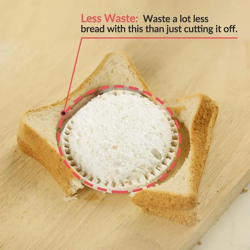 Stainless Steel Sandwich Cutter, 1 Piece Portable Sandwich Maker Pastry ...