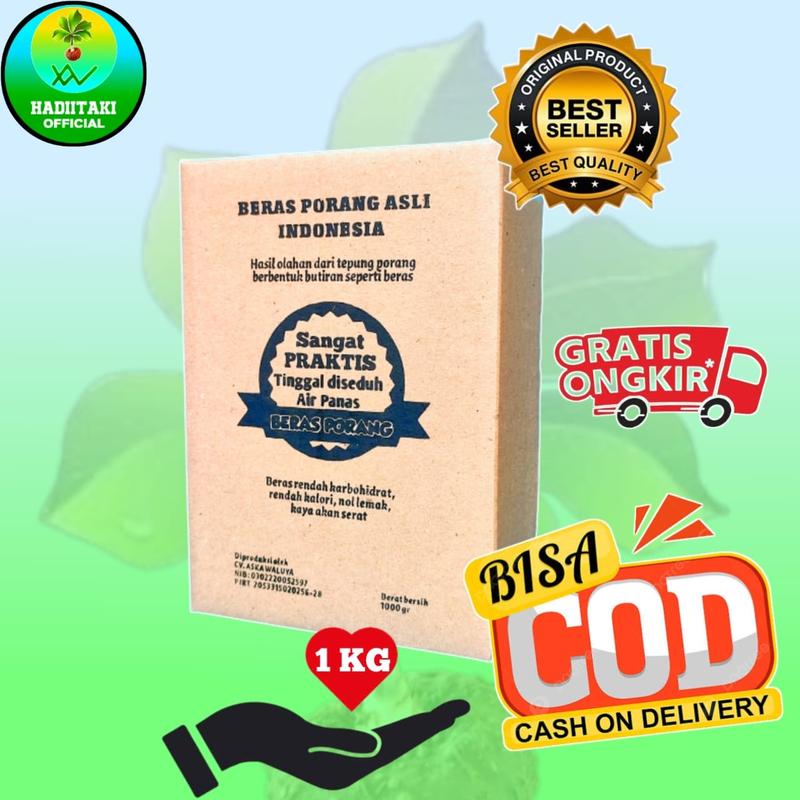 Beras Porang Curah Murah 1 Kg Organik Rendah gula Rendah lemak - Shop ...