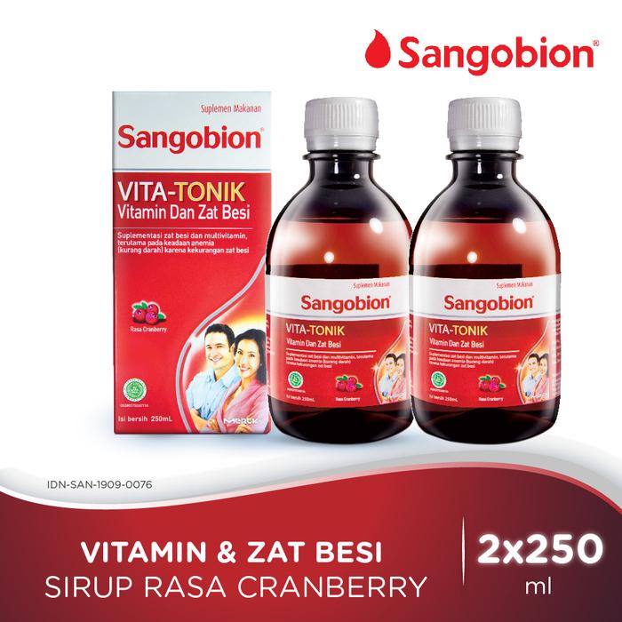 Promo Sangobion Vita-Tonik 250ml - Isi 2 - Jakarta Timur - P&G Store ...