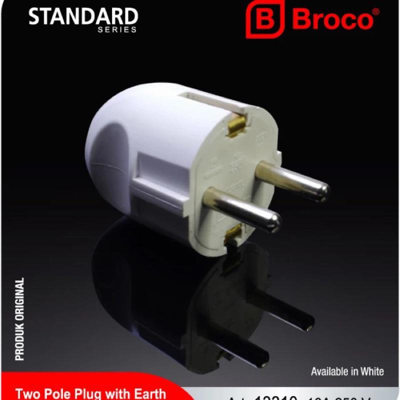 BROCO STEKER ARDE / 2P PUTIH 13310 (1331055) NEW GEE colokan - Shop ...