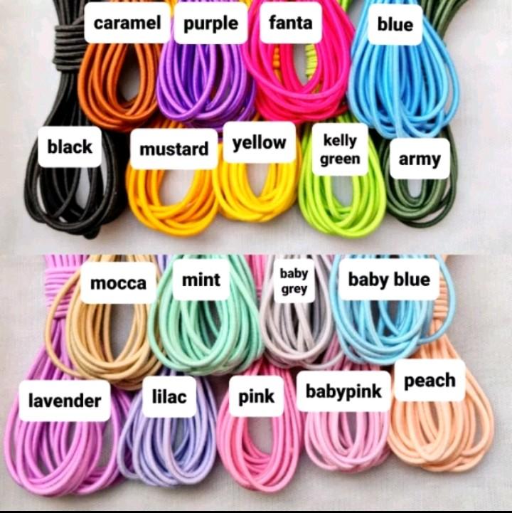 Tali Elastis 2,5 MM | Tali Karet | 5 Meter - Shop | Tokopedia