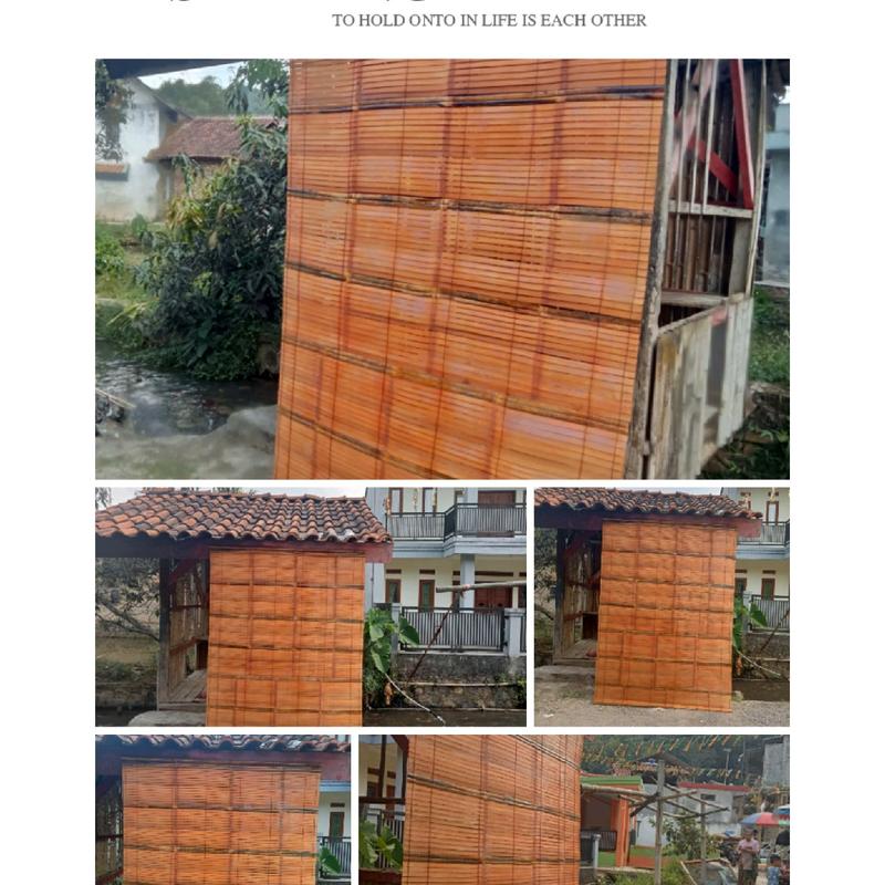 tirai bambu 2x 2 meter tirai gulung tiari bambu buat pintu tirai - Shop ...