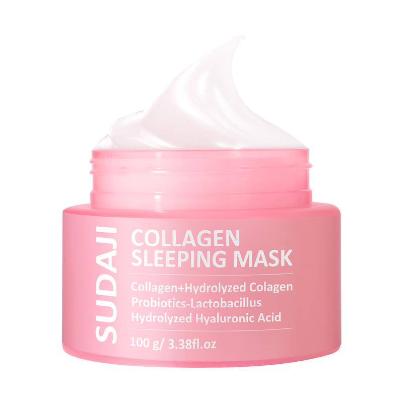 SUDAJI Collagen Sleeping Mask 3.53 oz with Niacinamide & Hydrolyzed ...