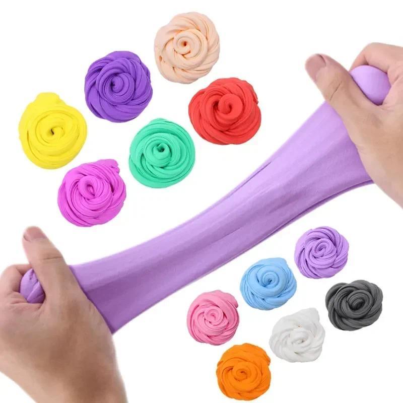 Kids Toy Gift Stress Relief Kids Toy Plasticine Fluffy Slim - TikTok ...