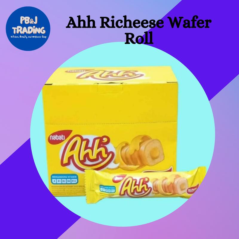 Ahh Richeese Cheese Cream Coated Snack by Nabati (4grams x 2 - TikTok ...