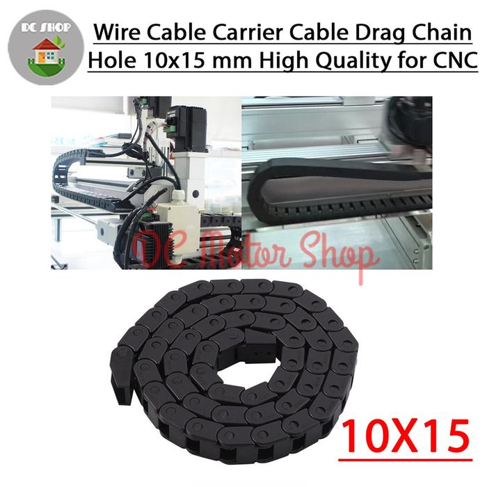 Jual Wire Cable Carrier Cable Drag Chain Hole 10x15 mm High Quality for ...