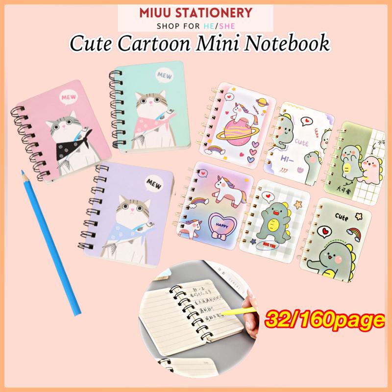 Buku Nota Mini, Comel dan Kecil, Rekaan Kartun, Saiz Poket, Sesuai ...