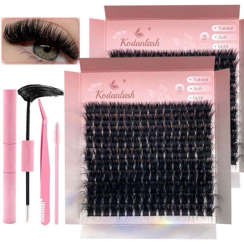 Natural Look Eyelash Extensions Kit, 1 Set 10-18mm D Curl Individual ...