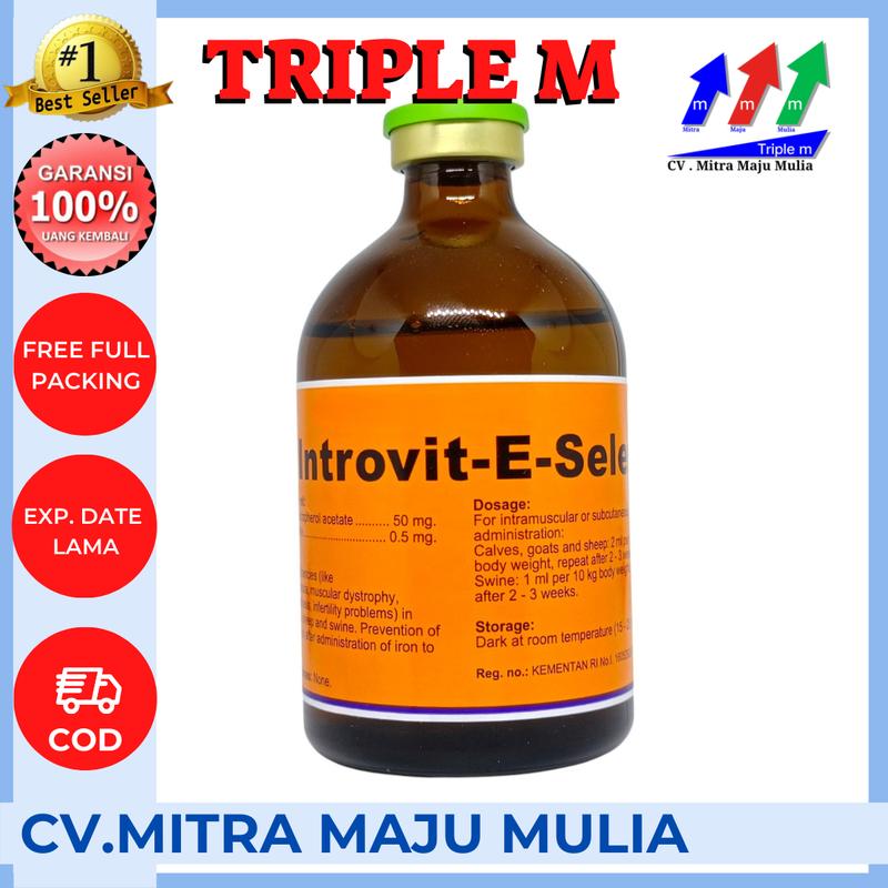 INTROVIT E SELEN 100 ml - Vitamin Hewan Ternak - Shop | Tokopedia