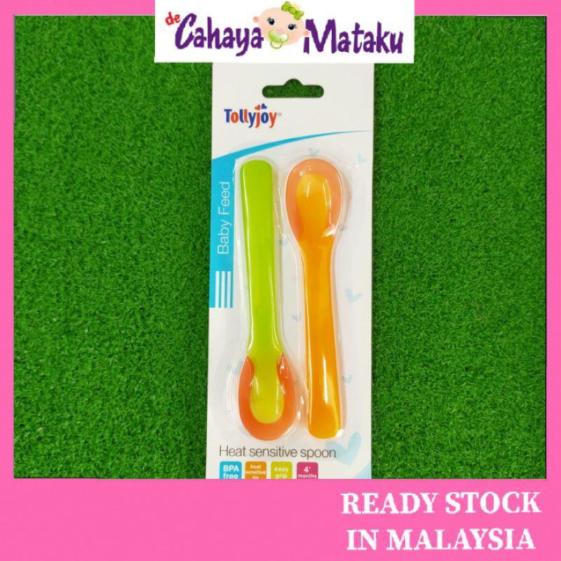 Set Sudu Makanan Bayi Tollyjoy/Heat Sensitive Baby Food Spoo - TikTok ...