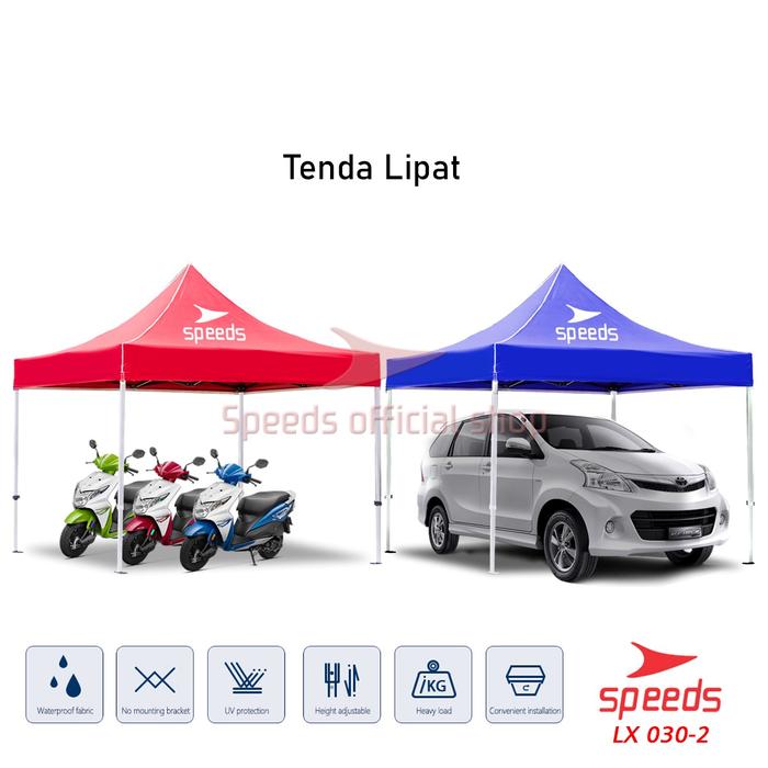 Jual SPEEDS Folding Tent Tenda Pameran Lipat Tiang Putih Camping ...