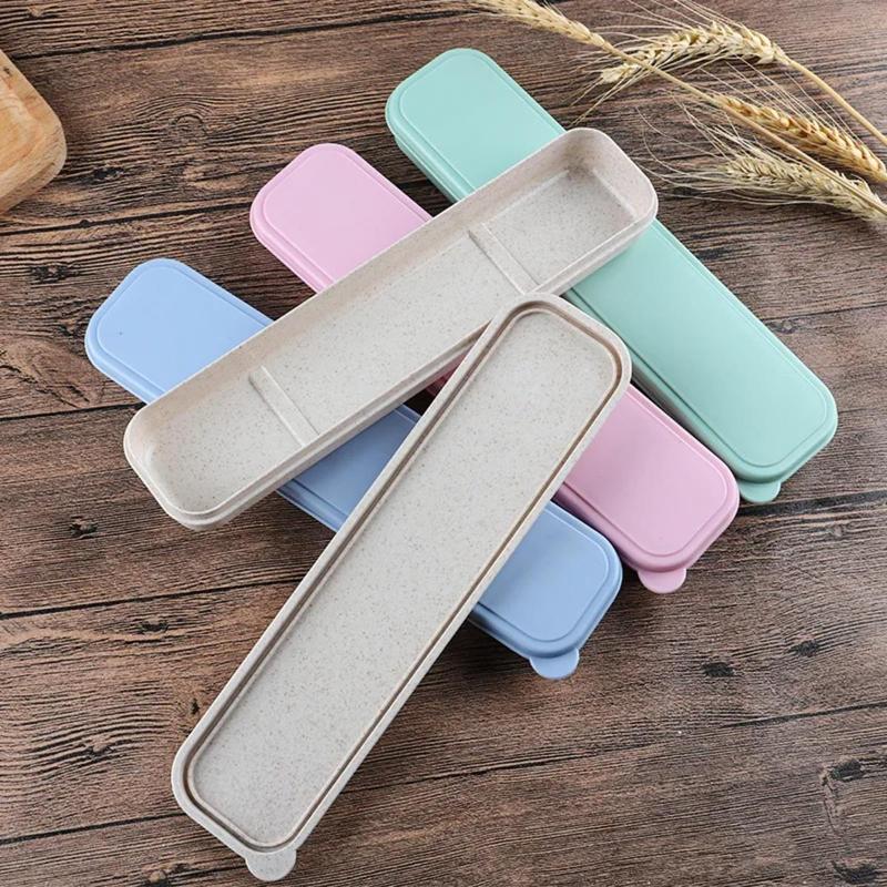 PP Cutlery Tableware Box Portable Chopsticks Spoon Flip Cove - TikTok ...