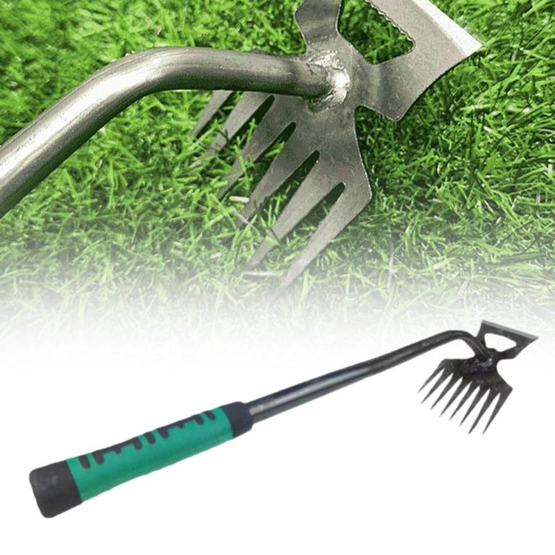 Garden Weeder 8 Teeth Thicken Manganese Steel Dual Weeding Purpose ...