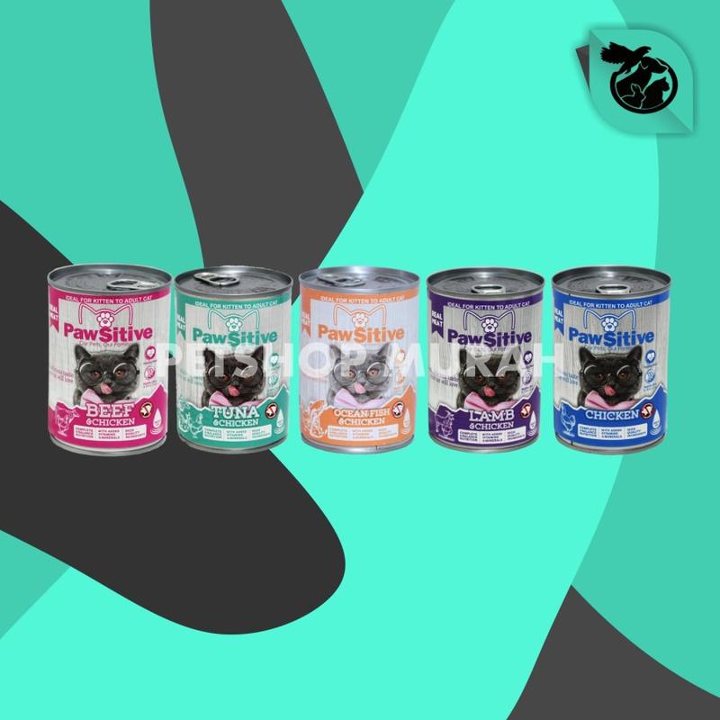 Pawsitive Makanan Basah Wet Food Anak Kucing Dewasa Kaleng 400 - Shop ...
