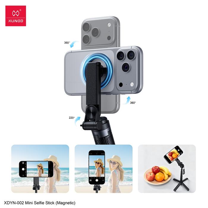 Promo XUNDD Tripod Magnetik Portabel 2in1 dengan Rotasi 360° & Remote ...