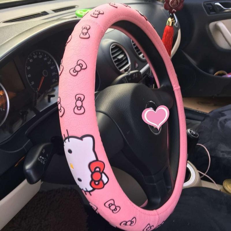 Penutup Roda Stereng Kereta Hello Kitty, Cincin Getah Putih Mesra Alam ...
