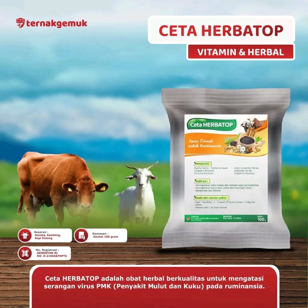 JAMU HERBAL DOKOH TERNAK SAPI, DOMBA, KAMBING - Shop | Tokopedia