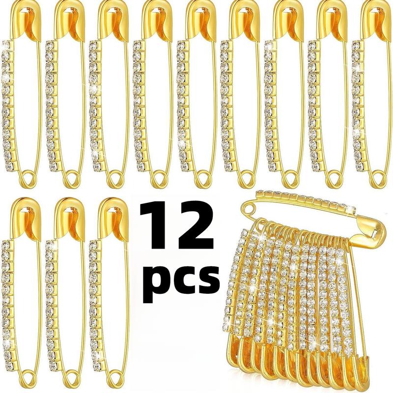 Pin Berlian Buatan, Keselamatan, 12 Pins dalam Satu Kotak, Gancu ...