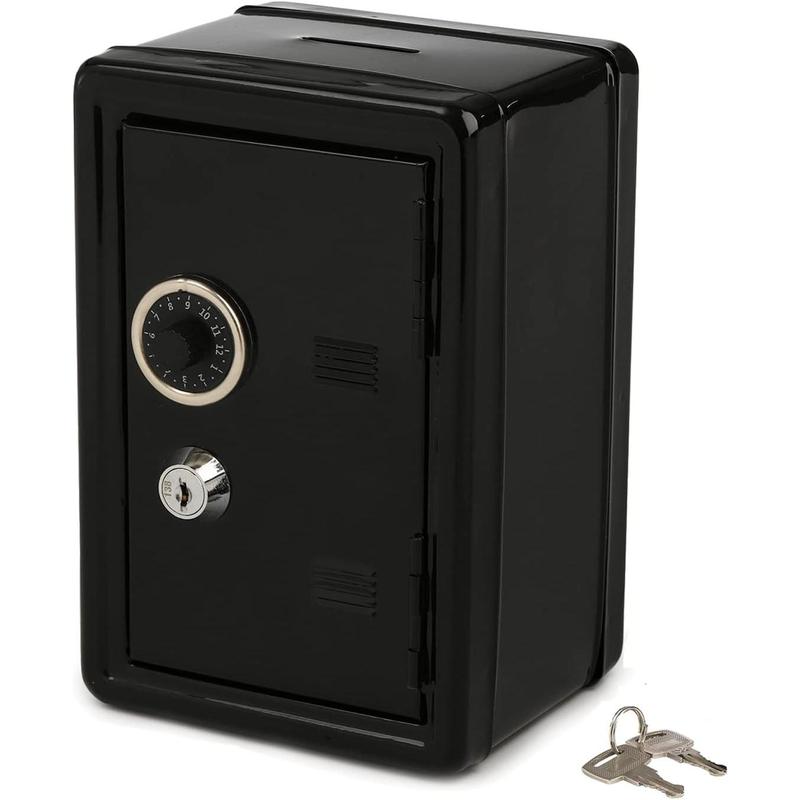 Safe , Box with Tray, Mini Locker Small Safe Storage Box Piggy with ...