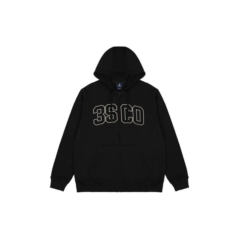 3Second Men's Jacket Zipper Hoodie Sweatshirt Regular Fit Fleece Elland ...