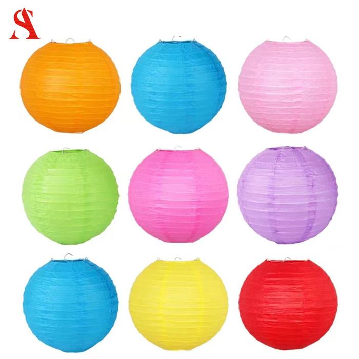 Jual Lampion Kain Polos Warna Lampion Imlek Lampion Warna - 40CM PUTIH ...