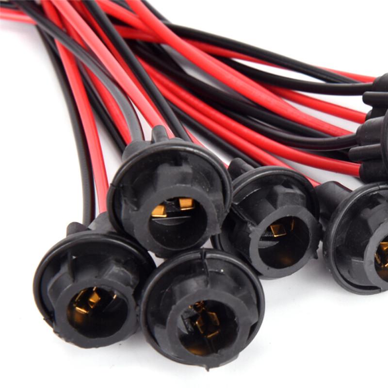 T10 W5W Light Bulb Socket Holder fit Car Truck Boat Soft Rubber ...