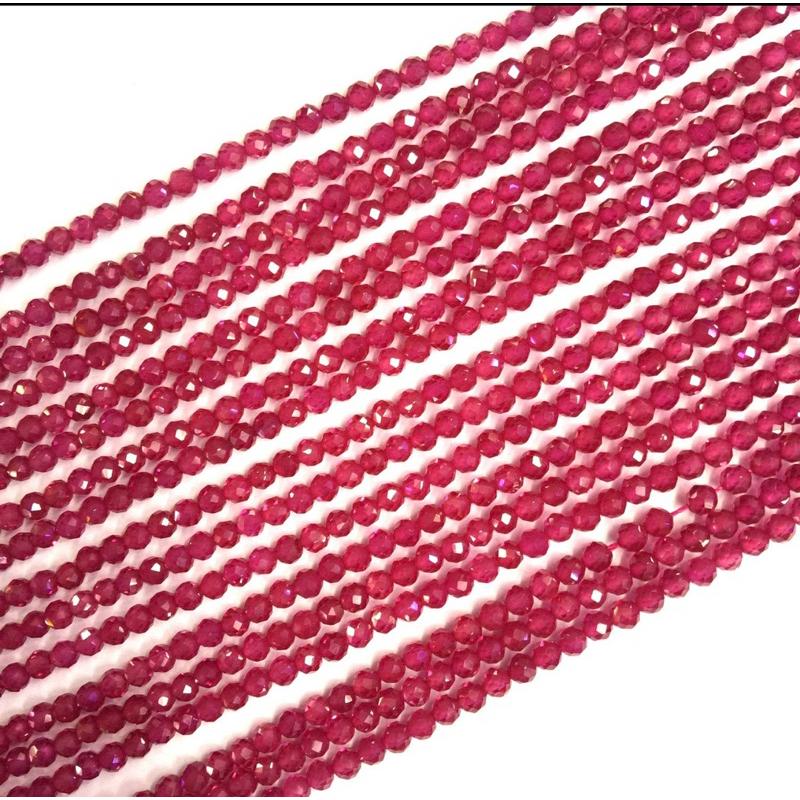 1 ST 15.5cm Long Heated Ruby Polished 2mm-3mm/ Top High Quality ...