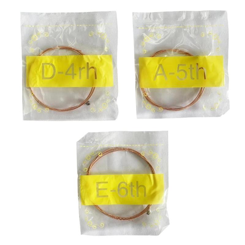 Guitar Strings Red Copper Strings for Folk Guitar Acoustic Guitar ...
