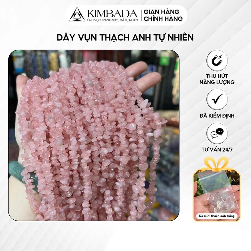 Dây vụn thạch anh tự nhiên, dùng làm đồ thủ công handmade vòng - TikTok ...