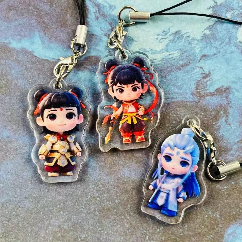 Kawaii Nezha 2 Mobile Phone Chain Anime Movies Anti-loss Nezha - TikTok ...