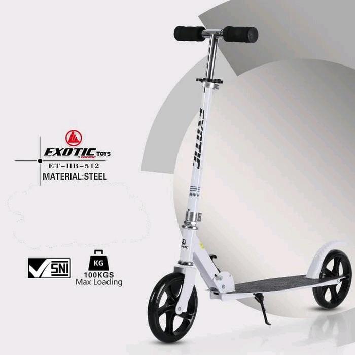 Jual Scooter Otoped Exotic HB 512 / Skuter lipat murah - hitam ...