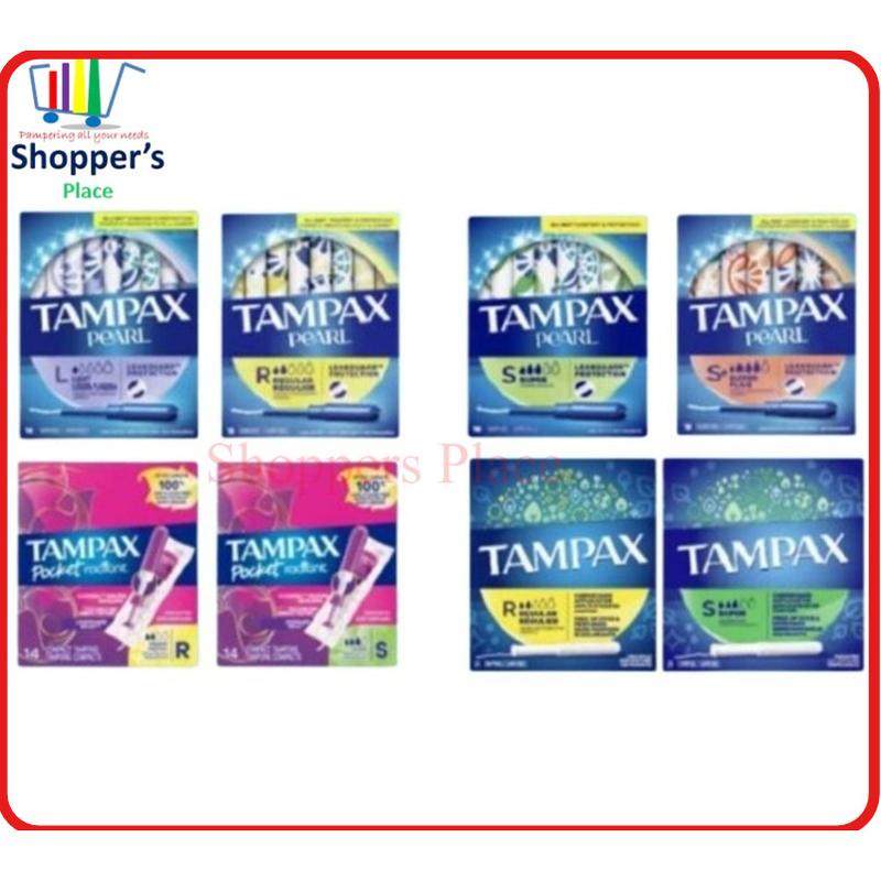 [Mix N Match]Tampax 20'S/ Tampax Pearl 18'S /Light 18's/ Tampax ...