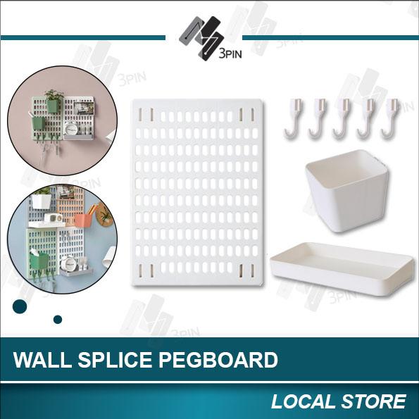Nail Free White Splice Board Pegboard DIY Plastics Board Wal - TikTok ...