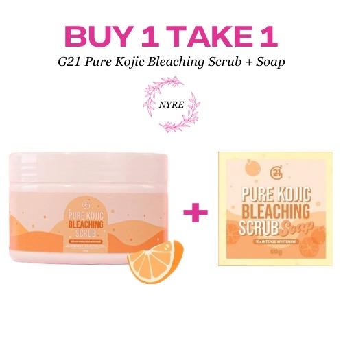 G21 PURE KOJIC BLEACHING SCRUB 300g + PURE KOJIC BLEACHING SCRUB ...